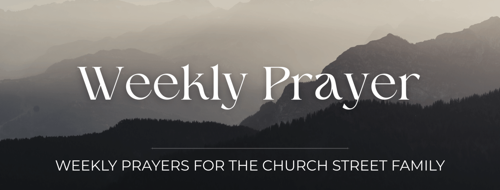 Weekly Prayer - 01/14/2026 - Church Street United Methodist